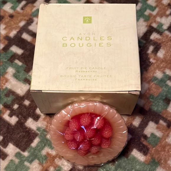 Avon | Bath & Body | Vintage Avon Raspberry Fruit Pie Candle With ...